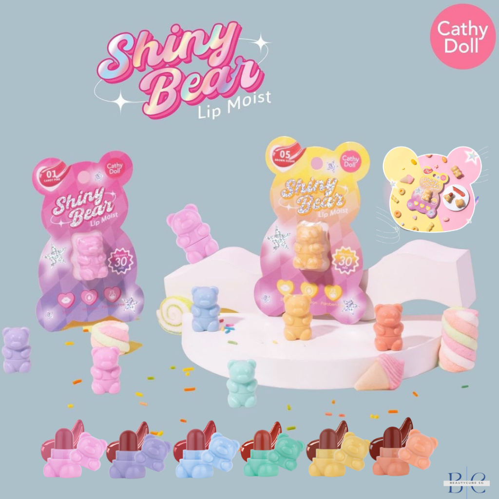 [SG INSTOCK] CATHY DOLL SHINY BEAR LIP MOIST 1.1G | Shopee Singapore