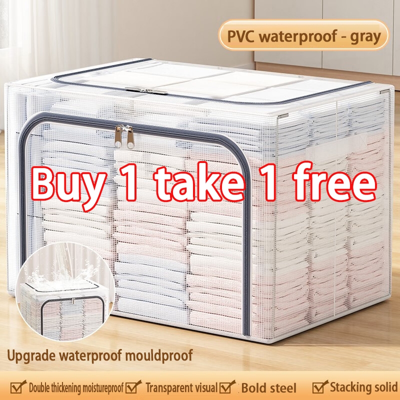 【BUY 1 TAKE 1】 waterproof moistureproof transparent clothing storage ...
