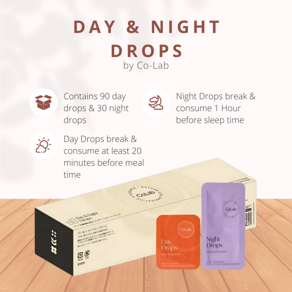 Co-Lab Day & Night Drops | 90 Day Drops | 30 Night Drops | Shopee Singapore