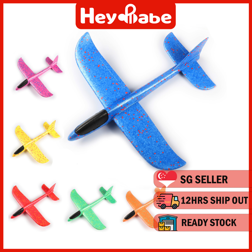 48cm Foam Airplane with light, Glider Aero plane Flying Toys for kids ...