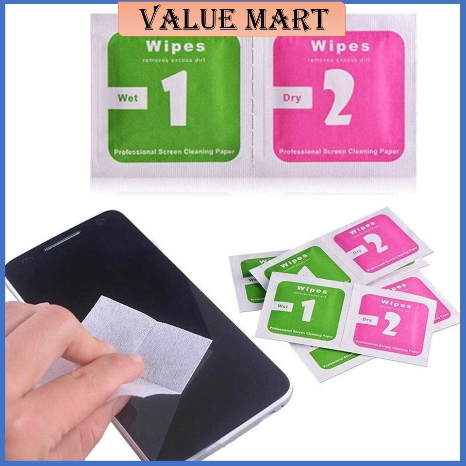 Mini Dry Wet Wipes Dust Absorber Sticker Cleaning Cloth | Shopee Singapore