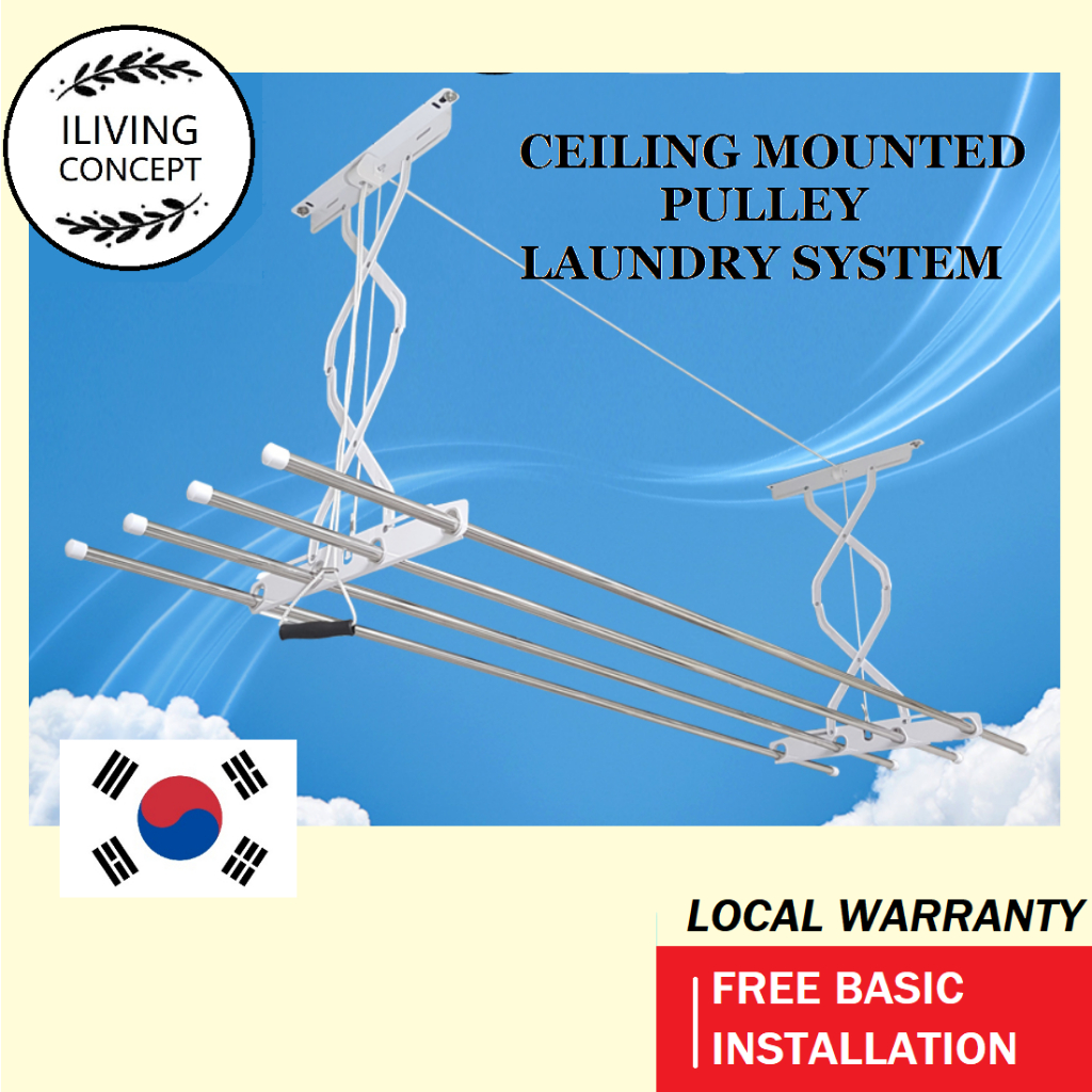 Ceiling Mount Pulley System | Shelly Lighting