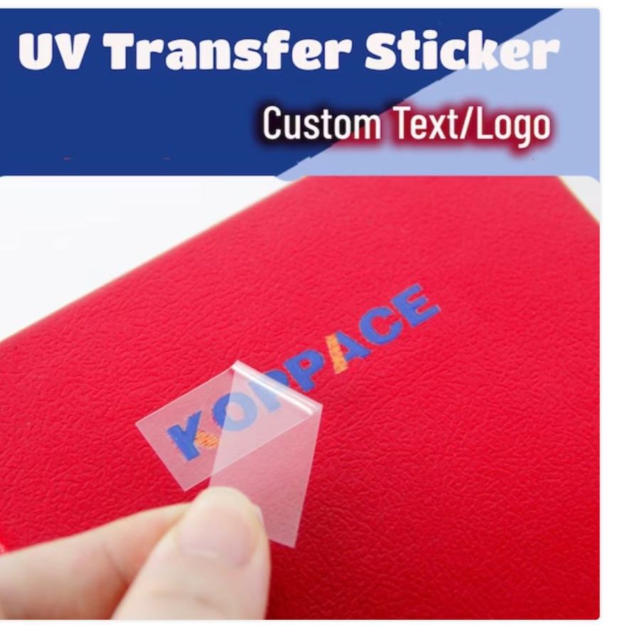 UV Transfer Sticker Crystal Label Glass Cup Cosmetic Bottle Plastic ...