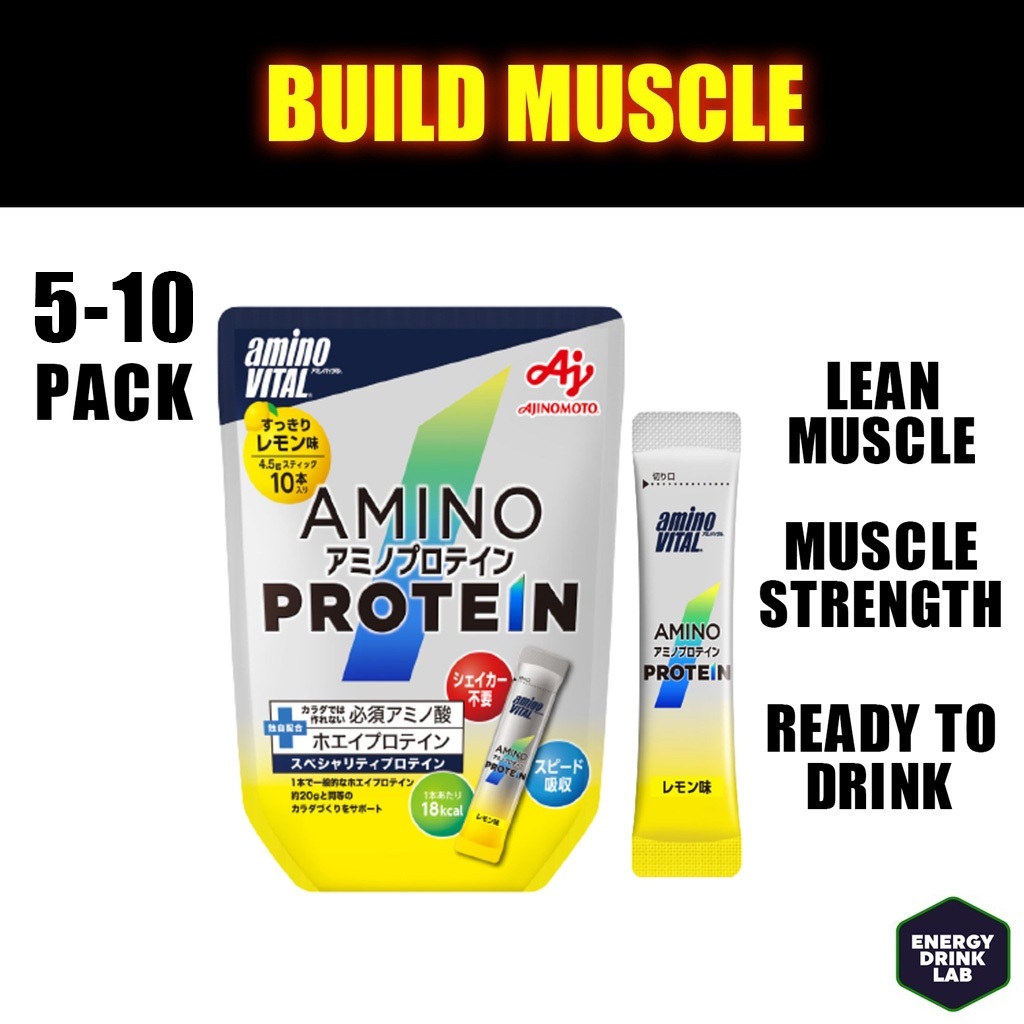 Amino VITAL Amino Protein 5-10 Sachets, Build Muscles, Lean Muscle ...