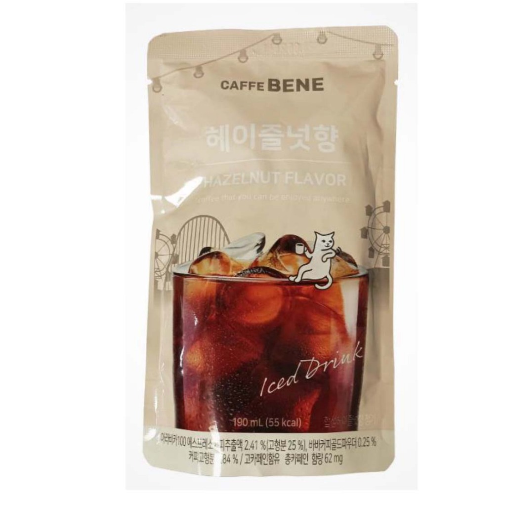 Bundle of 10 Puoch Caffe Bene Korean Coffee and juice 190ml | Shopee ...