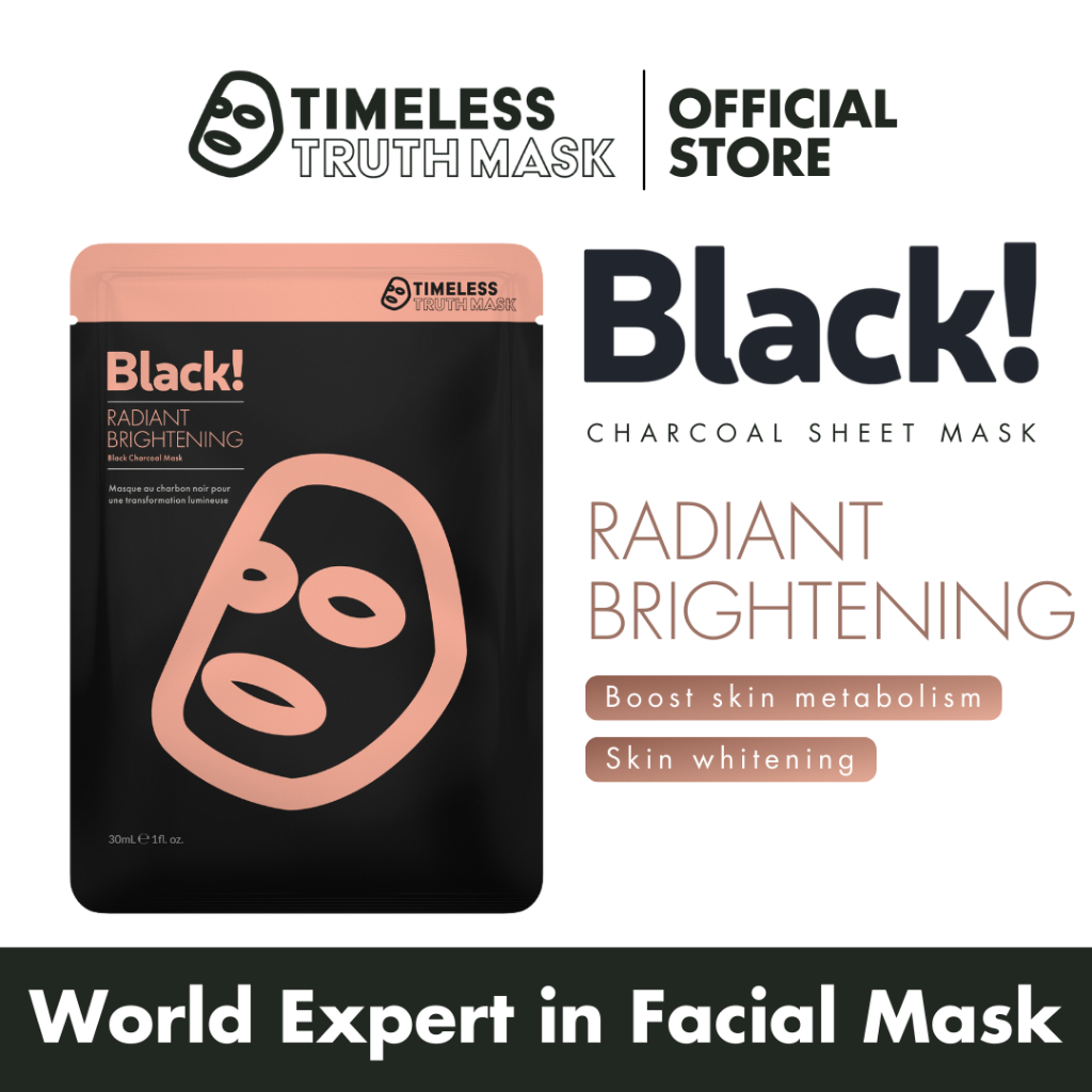 TTM Radiant Brightening Black Mask (New Packaging) | Shopee Singapore