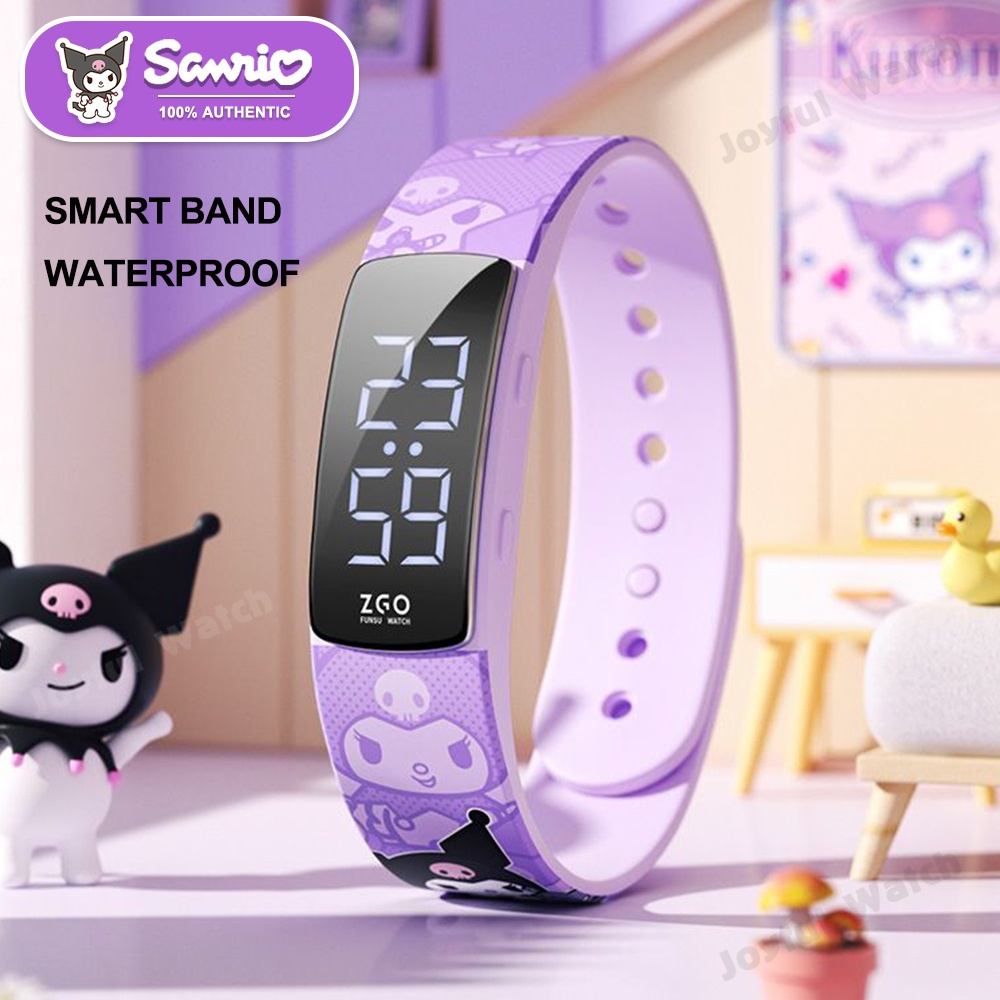 100% Authentic SANRIO Kuromi Smart Band for Kids Gilrs Melody IP65 ...