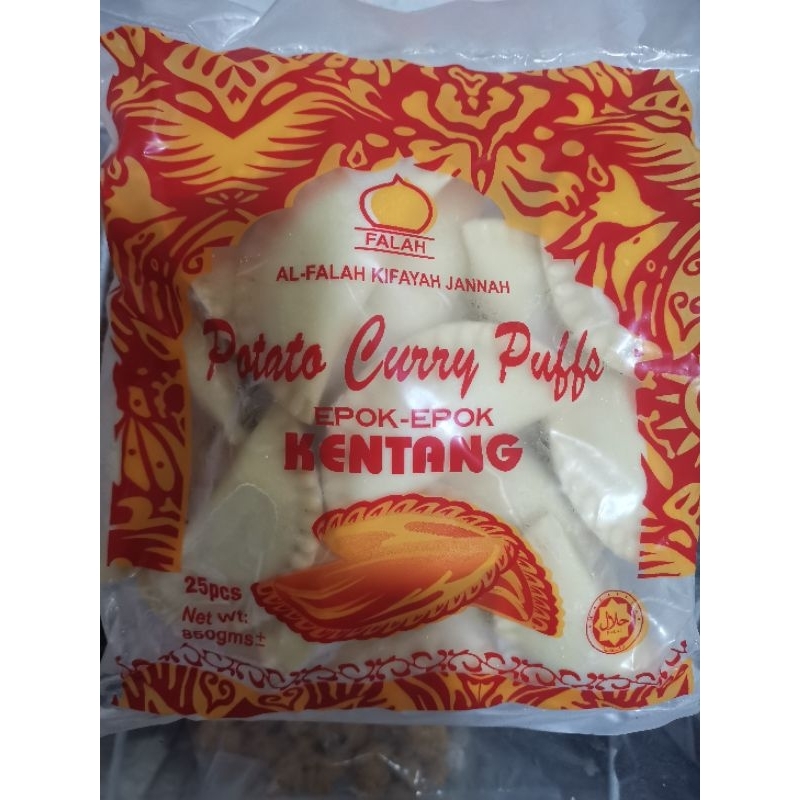 Al Falah Epok Kentang /Curry Puff Potatoes(25pcs) | Shopee Singapore