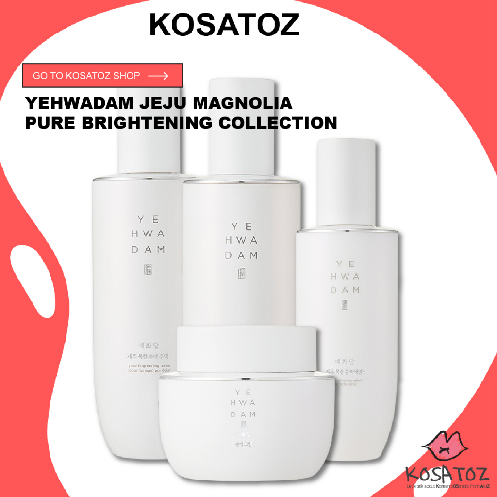 The Face Shop Yehwadam Jeju Magnolia Pure Brightening Line / Toner ...