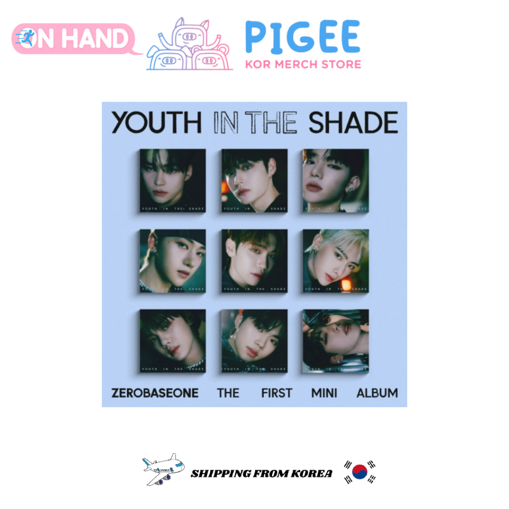 ZEROBASEONE(ZB1) - 1ST MINI ALBUM [ YOUTH IN THE SHADE ] DIGIPACK VER ...