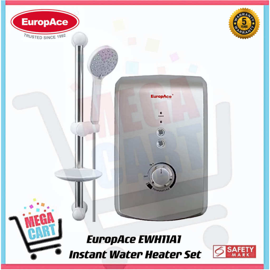 EuropAce Instantaneous Water Heater Set - EWH11A1 | EWH 11A1 (5 Years ...