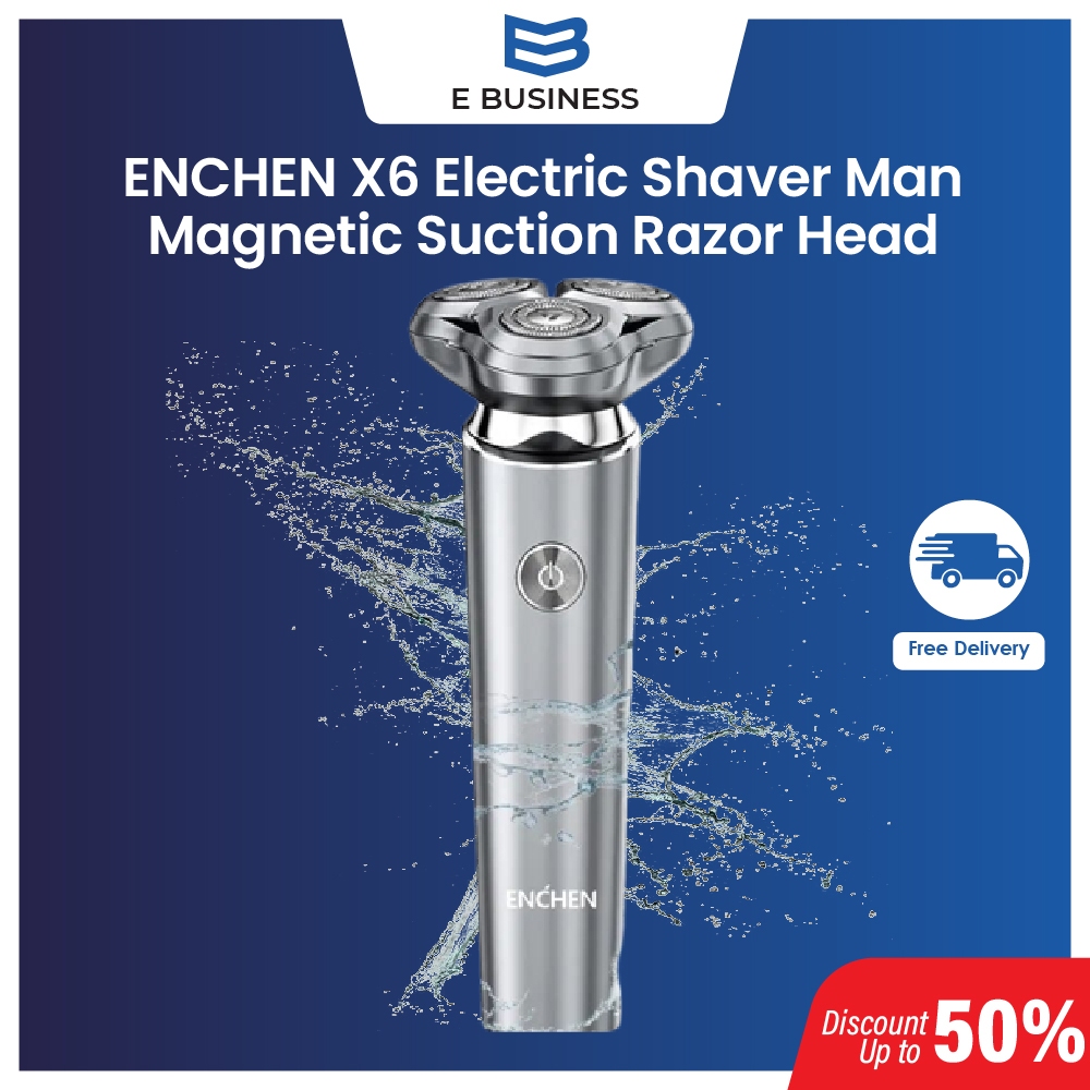 🇸🇬 Ebusiness 🔥9.25🔥ENCHEN X6 Electric Shaver Man Magnetic Suction Razor ...