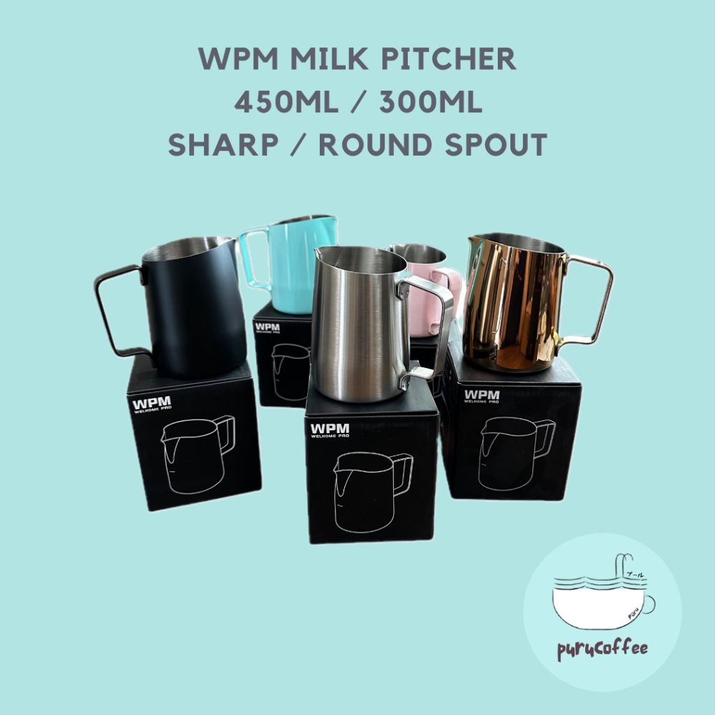 [SG - READY STOCKS] WPM Milk Pitcher 450ml/300ml/600ml Sharp Spout ...