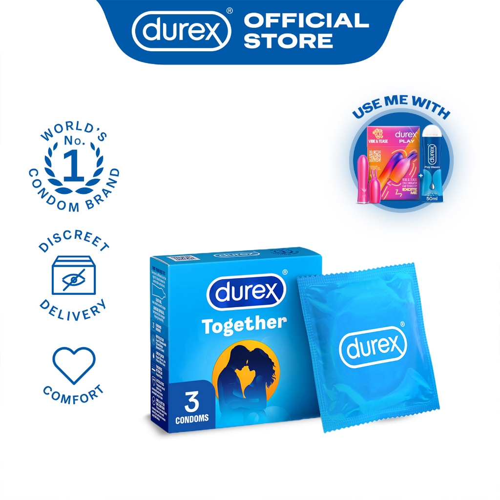 [100% Discreet] Durex Condom Together Condoms (3s) | Shopee Singapore