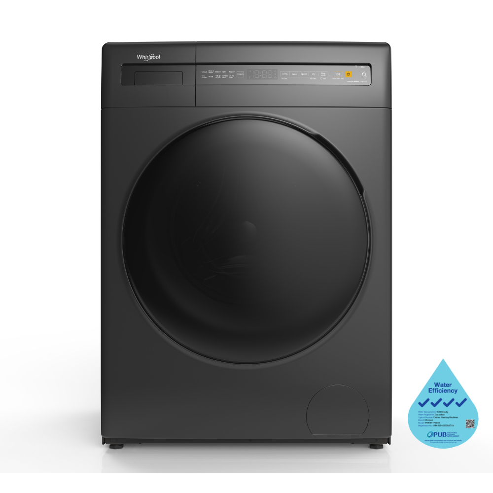 Whirlpool WWEB11702GG SaniCare Combo Washer Dryer (11/7kg)(Water ...