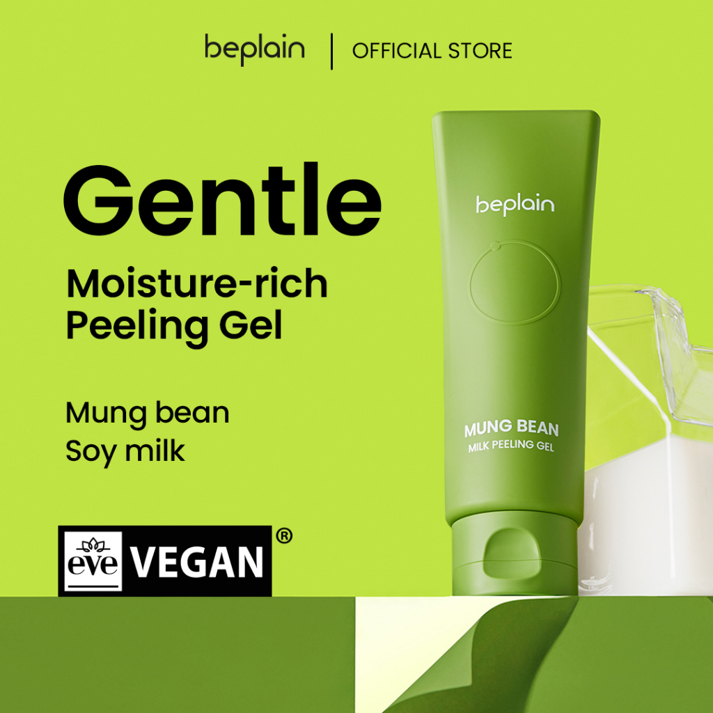 [beplain] 🇸🇬 Mung Bean Milk Peeling Gel 120ml - Gentle Peeling Gel for ...
