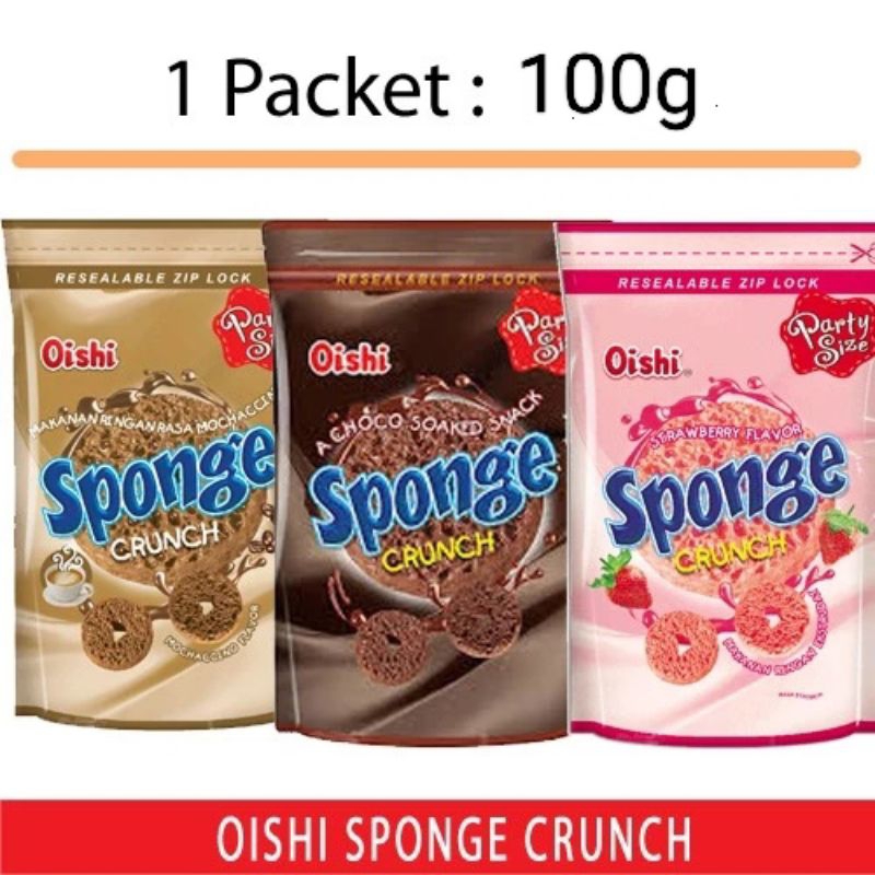 Oishi Sponge Crunch [100g] | Shopee Singapore