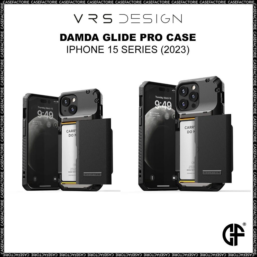VRS Design Damda Glide Pro Case For iPhone 15 SERIES (2023) | Shopee Singapore