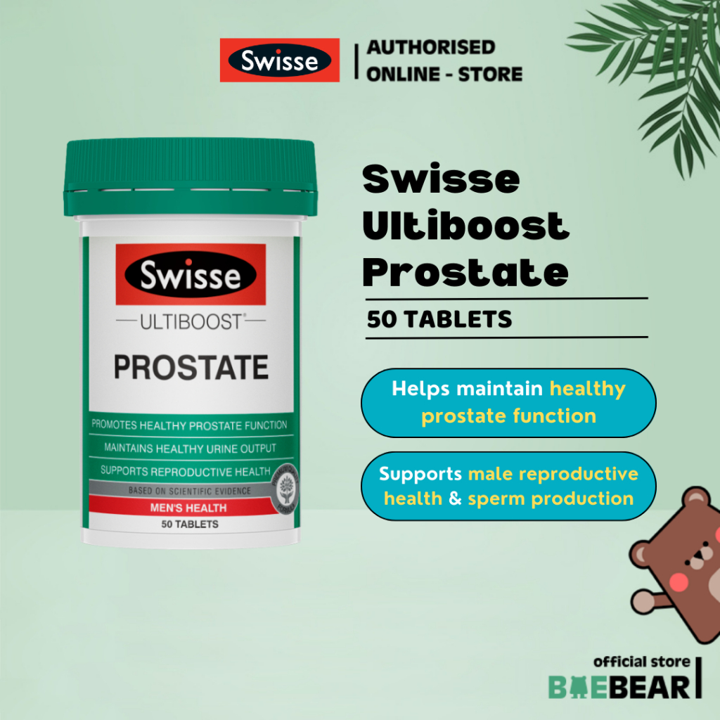 (Brand Authorised) Swisse Ultiboost Prostate 50 tabs [BaeBear.sg ...