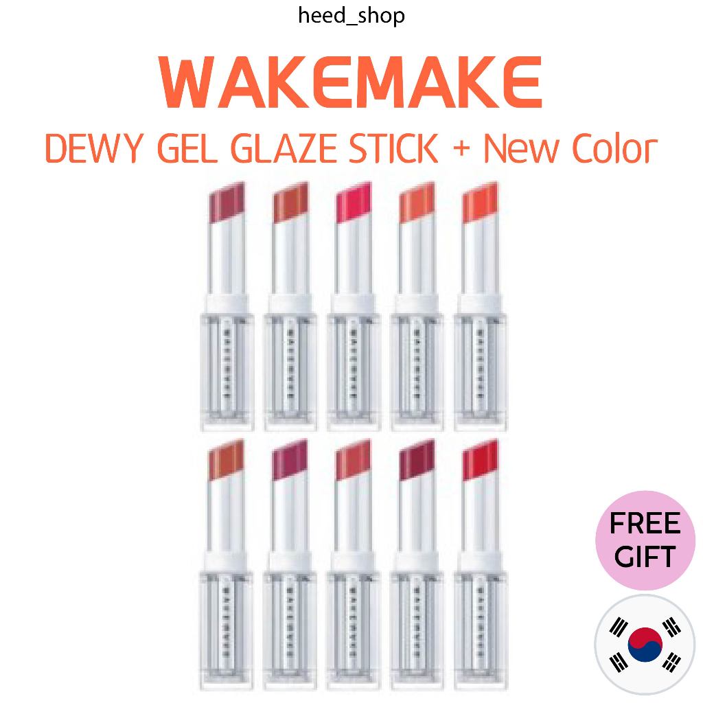 [WAKEMAKE] Dewy Gel Glaze Stick+Free Gift | Shopee Singapore