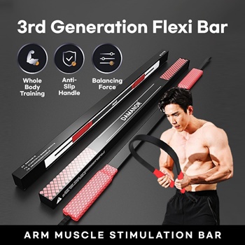 🔥3rd Generation Flexi Bar🔥Training Stick🔥Arm Muscle stimulation stick ...