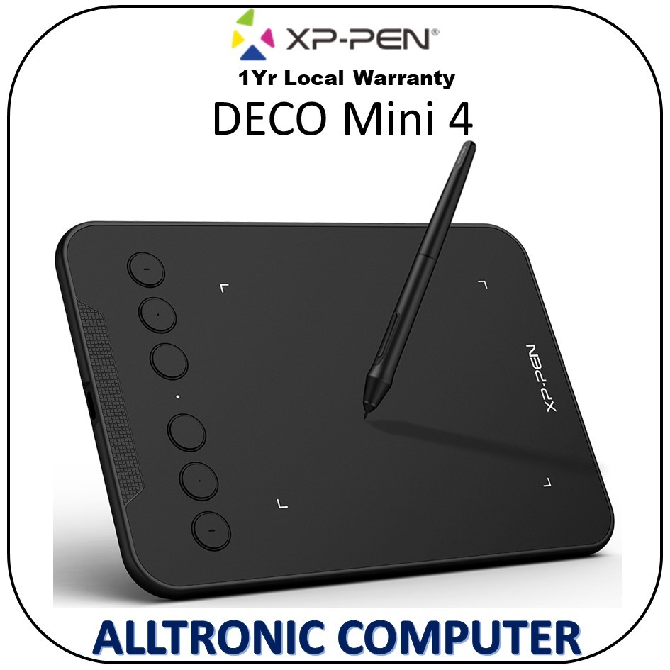 XP Pen Deco Mini4 Drawing Tablet /1Year Warranty/ Deco Mini 4 ...