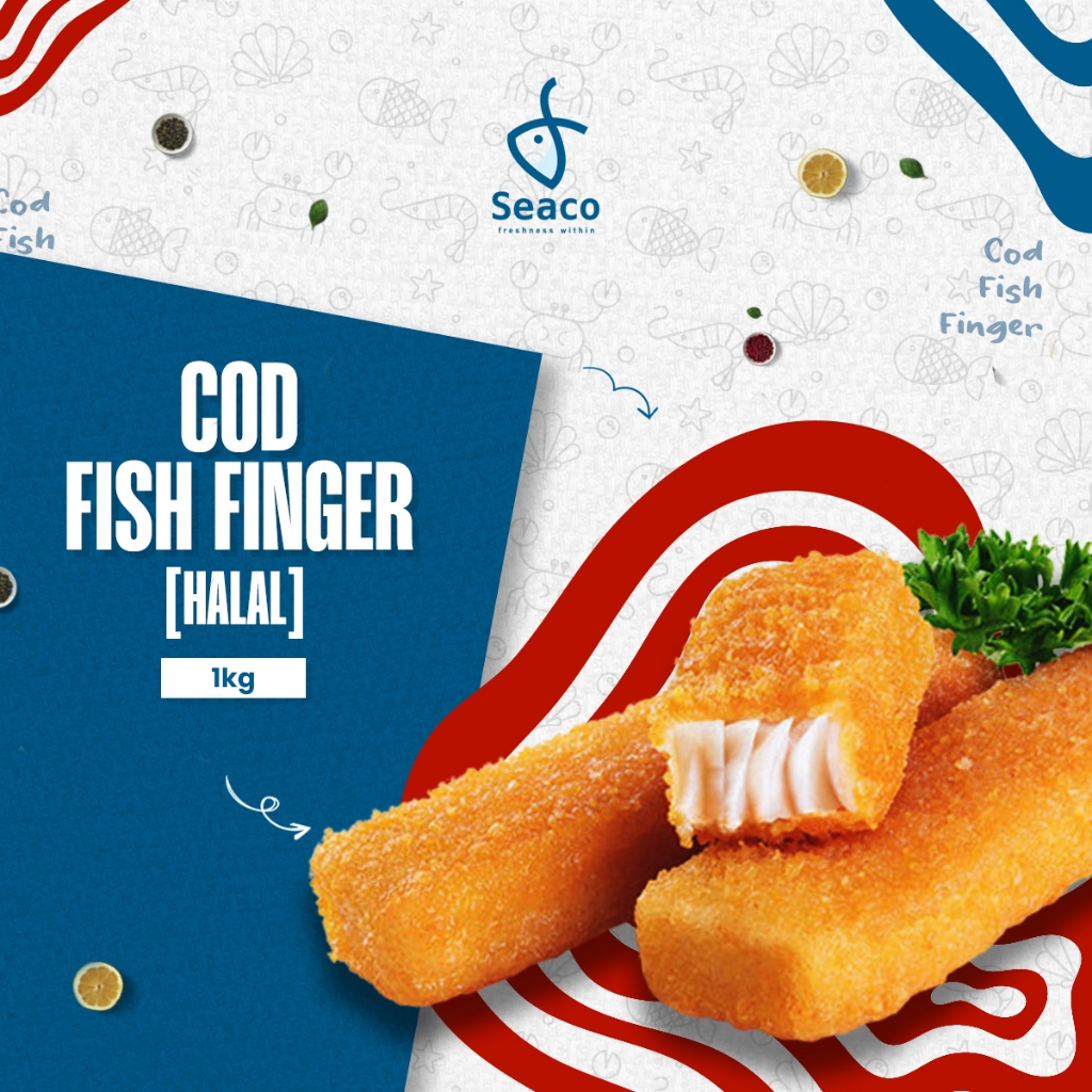 [SEACO] Cod Fish Finger - 1kg | Shopee Singapore