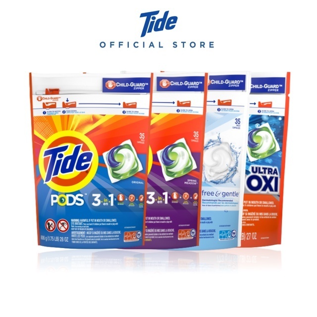 [Bundle of 2] Tide Liquid Laundry Detergent Pods | Shopee Singapore