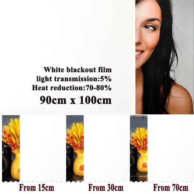 White Frosted Privacy Window Film 60cm~~120cm in width in stock ...