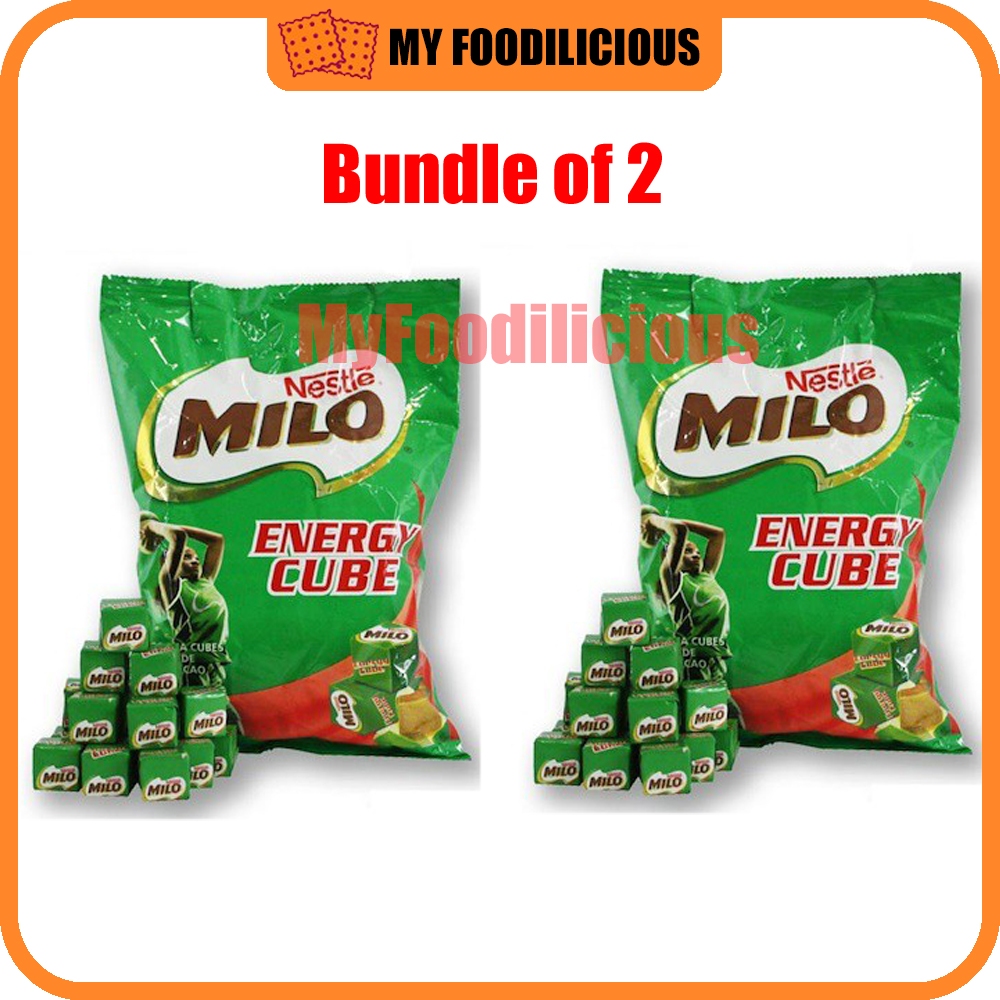 Nestle Milo Energy Cube 137.5g (50 pcs) Chocolate Tasty Fuel Vital ...