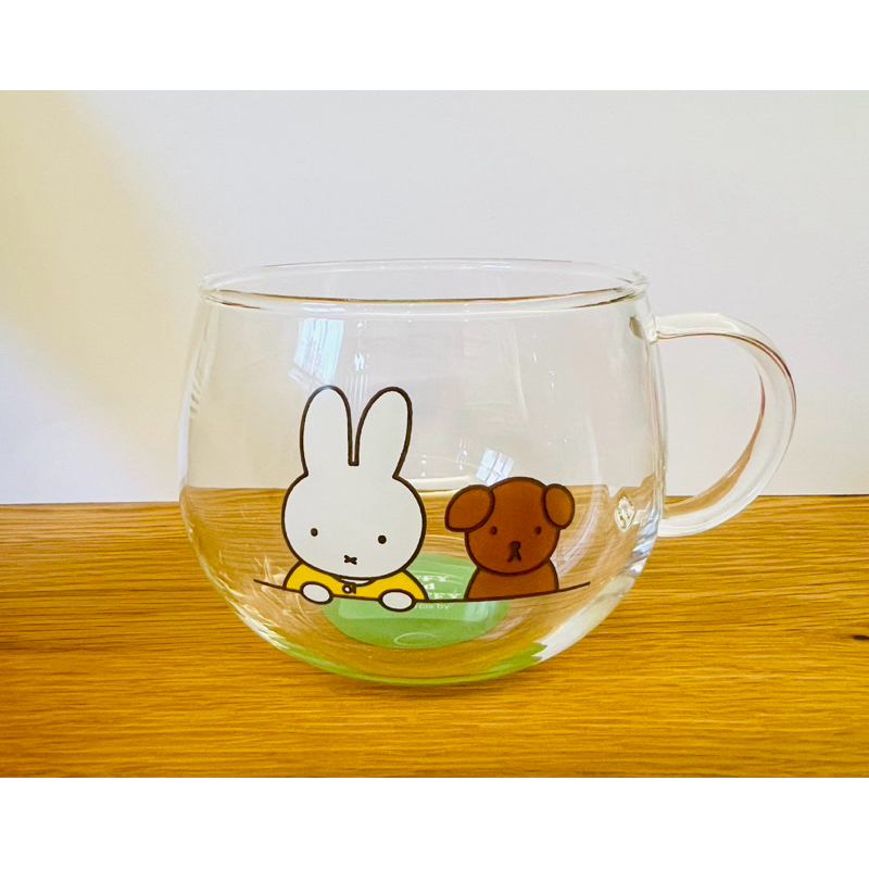 Miffy and Snuffy Glass Mug Green 400ml, Made in Japan | Shopee Singapore