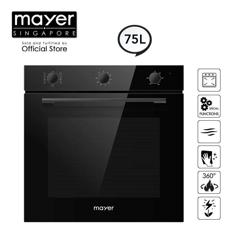 Mayer 60cm Built-in Oven with Smoke Ventilation System MMDO8R / 2 Years ...