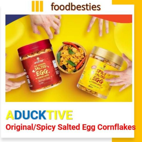 ADUCKTIVE SALTED EGG CORNFLAKES (ORIGINAL/SPICY/SPICY NASI LEMAK ...