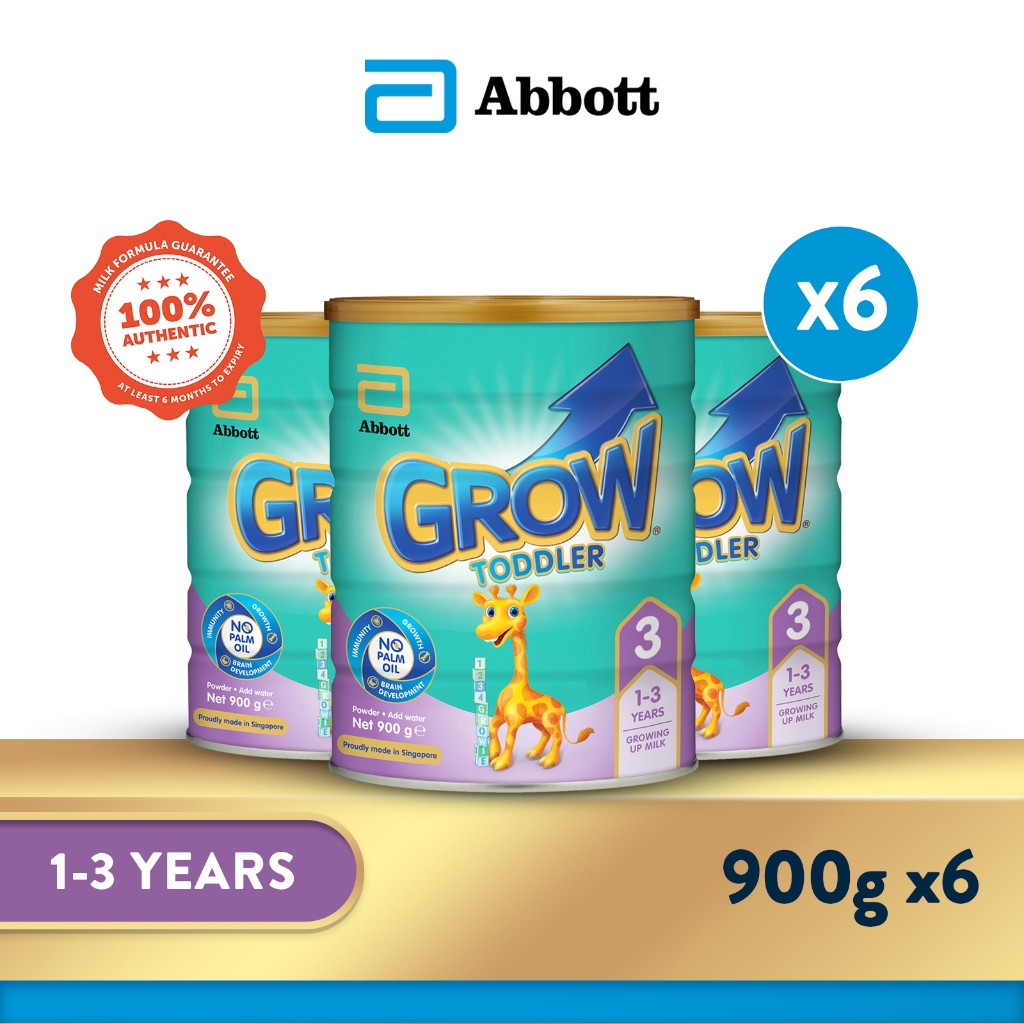 [Bundle of 6] Grow Growing Up Milk for Toddlers Stage 3 (1 - 3 years ...