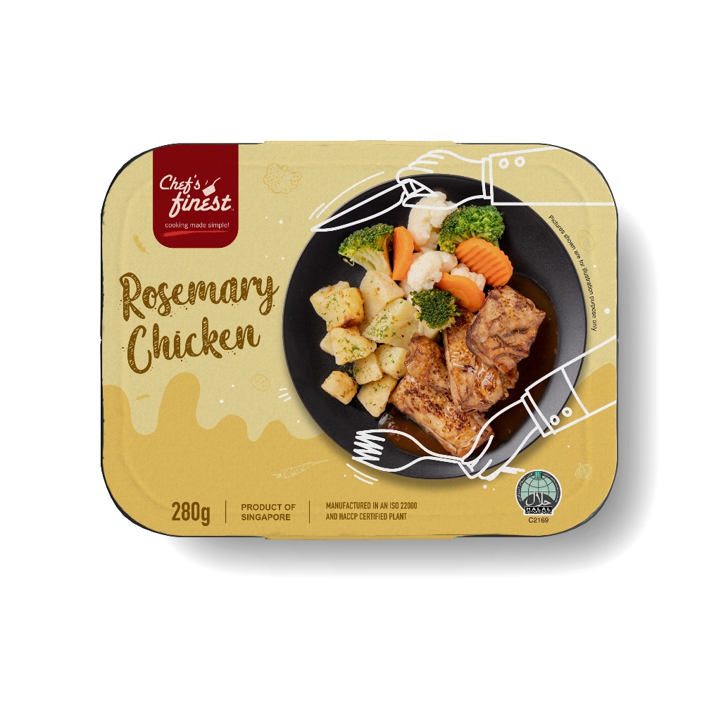 [Bundle of 3] Chef's Finest Rosemary Chicken with Roasted Potatoes ...