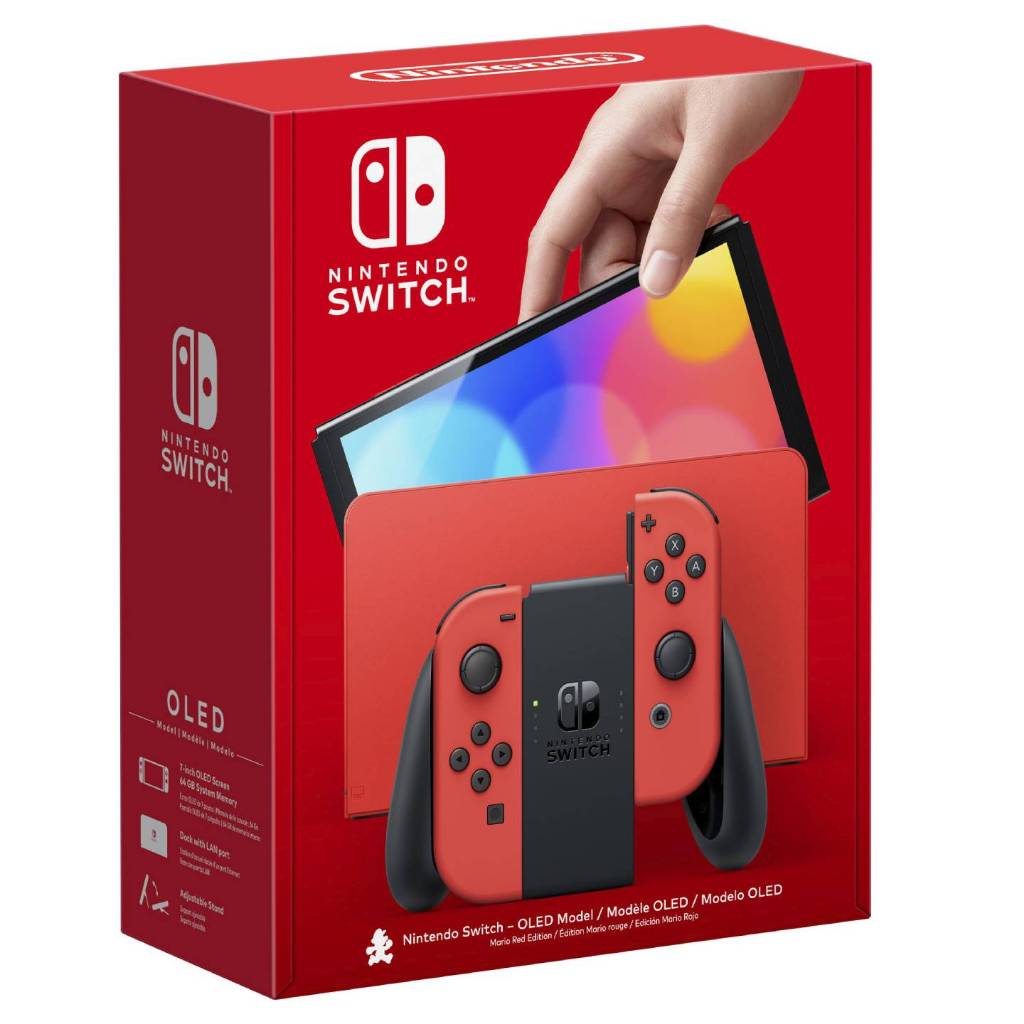 Nintendo Switch OLED Console - Mario Red Edition | Shopee Singapore