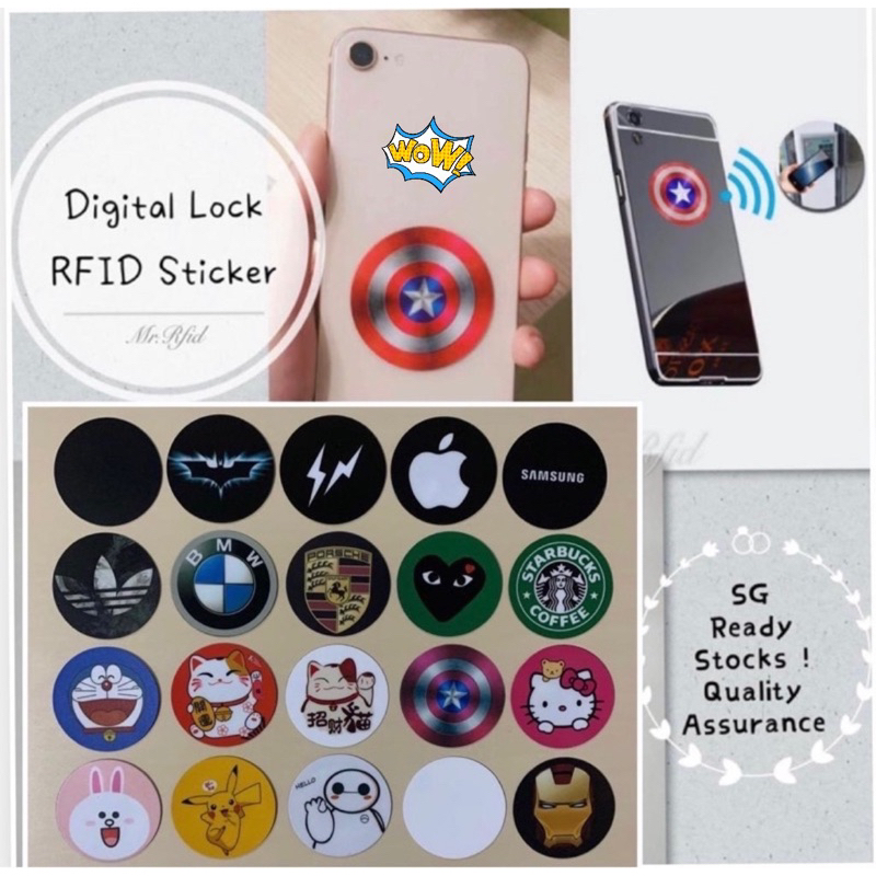 [SG Ready Stocks] Digital Lock RFID Sticker | Shopee Singapore