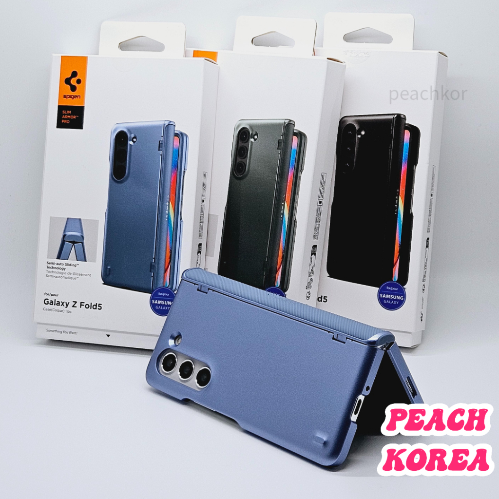 🇰🇷 Spigen - Slim Armor Pro for Galaxy Z Fold 5 Case / fold5 cover (3color) | Shopee Singapore