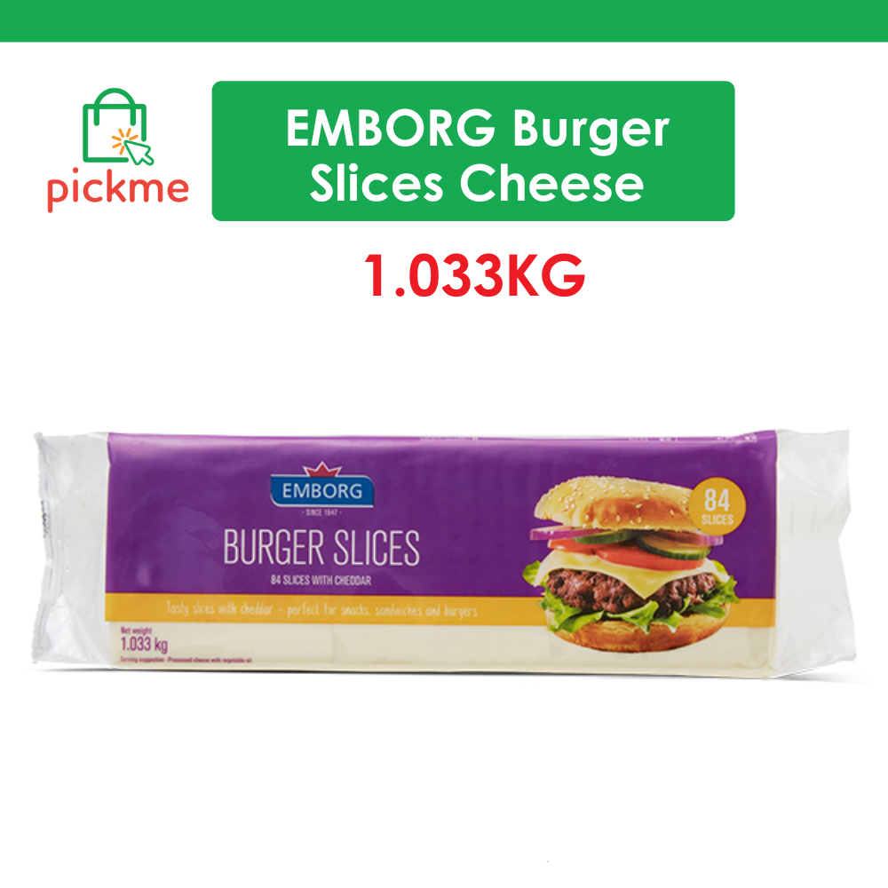 Emborg Halal White Cheddar Cheese Slice 84pcs - Chilled | Shopee Singapore