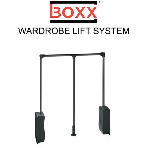 BOXX WARDROBE LIFT SYSTEM (BLACK) | Shopee Singapore