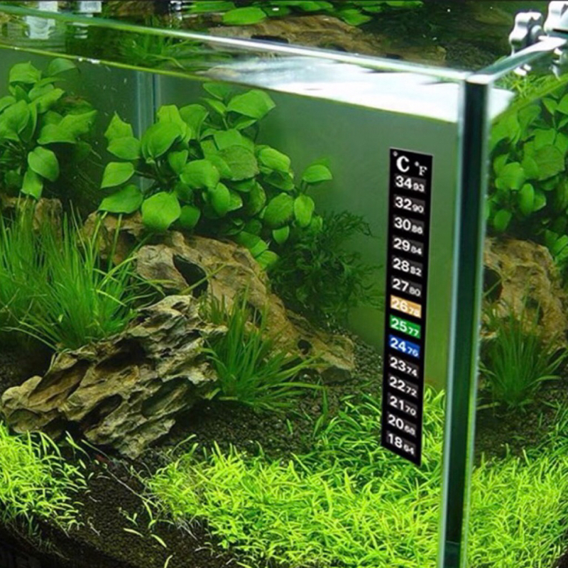 🇸🇬 SG Seller | Aquarium Stick-On Thermometer Sticker for Fish Tank Dual ...