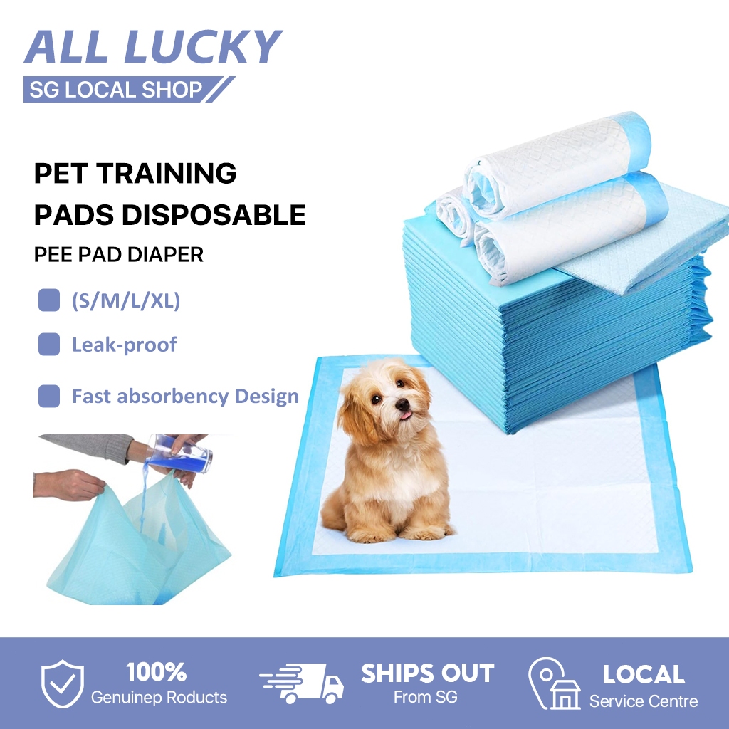 【SG 】Pet Training Pads Disposable Pee Pad Diaper for Dogs, Cats ...