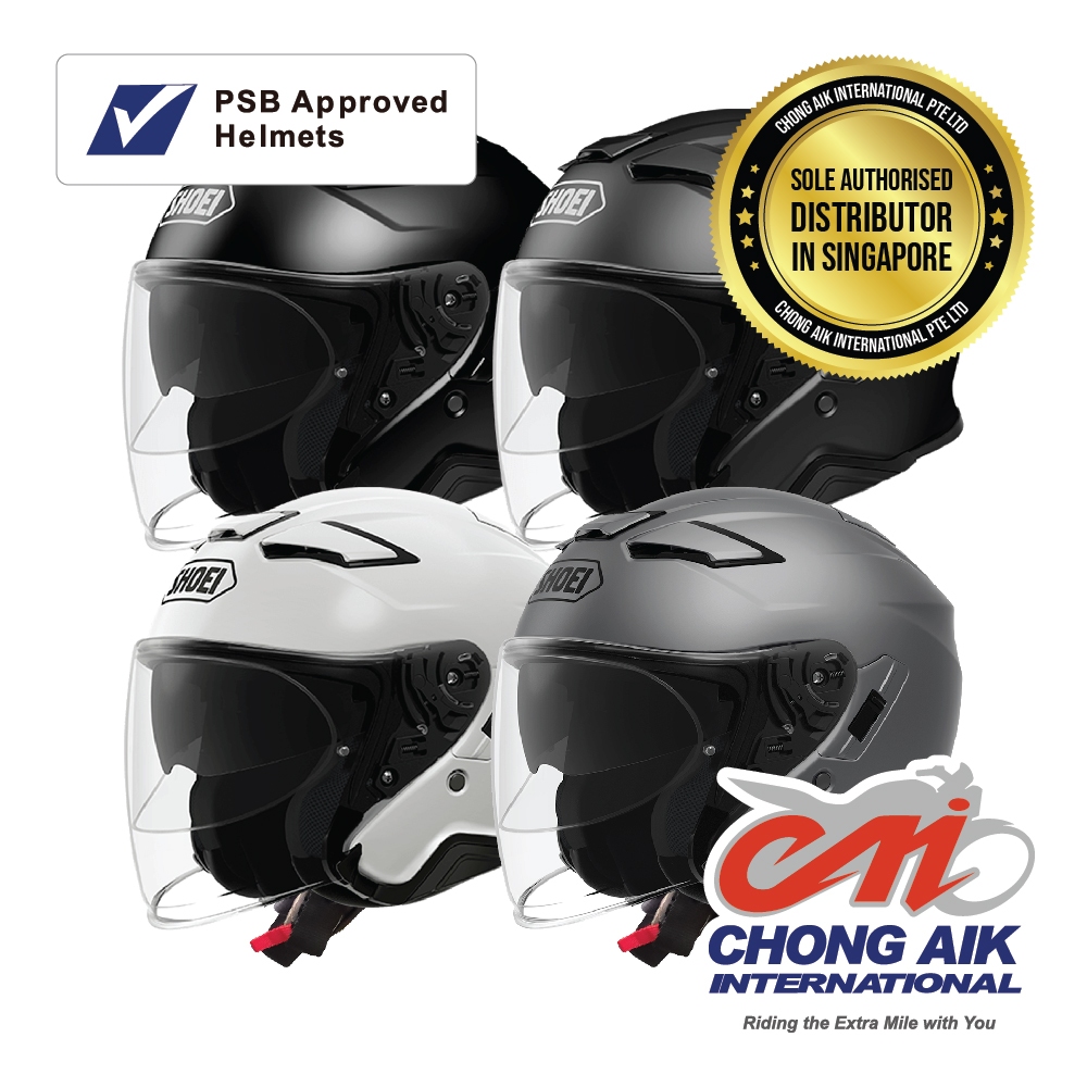 [ONGOING PROMO] SHOEI J-Cruise II Plain [PSB APPROVED] | Shopee Singapore