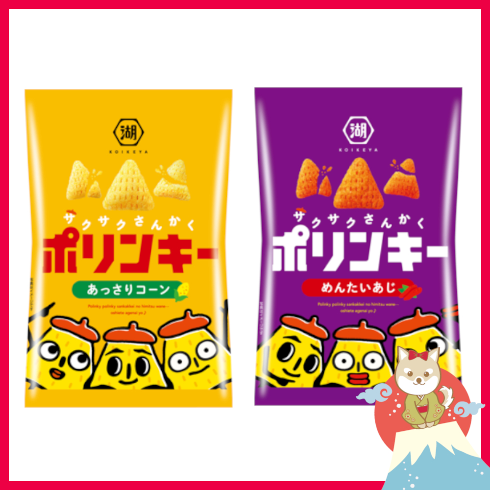 Koikeya Polinky Corn Snack Japanese Snacks / Corn / Mentai (Spicy Cod ...