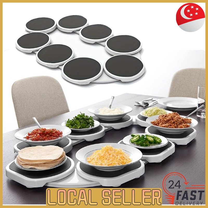 [SG In Stock] 8Plate Dining Table Rotating Tray 360° Lazy Susan ...