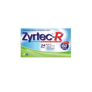 ZyrteC R Rapid Relief 10Mg Film-Coated Tablet 10’s | Shopee Singapore