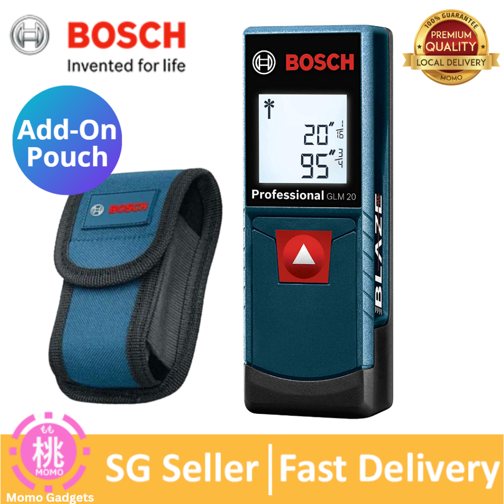 Bosch Compact Laser Distance Measure, 65-Feet GLM 20 or GLM 40 | Shopee ...
