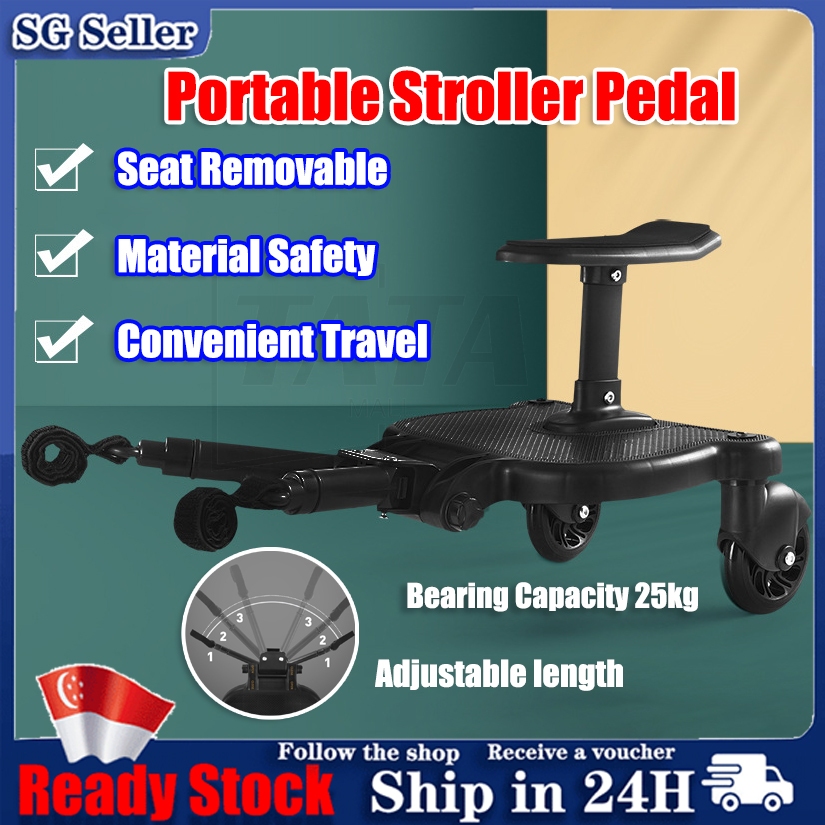 【sg】Baby Stroller standing Board 2 in 1 Safety Comfort Wheeled Stroller ...