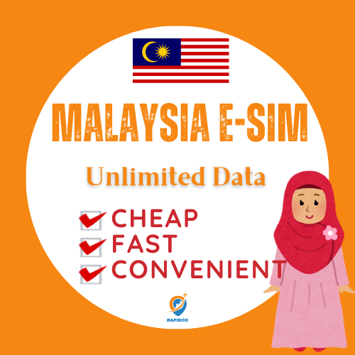 Malaysia eSIM【No Daily Limit】Unlimited data 4G High speed 1~30 days SIM ...