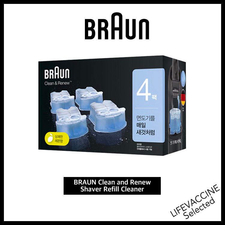 [BRAUN] Clean and Renew Shaver Refill Detergent liquid / Universal for ...